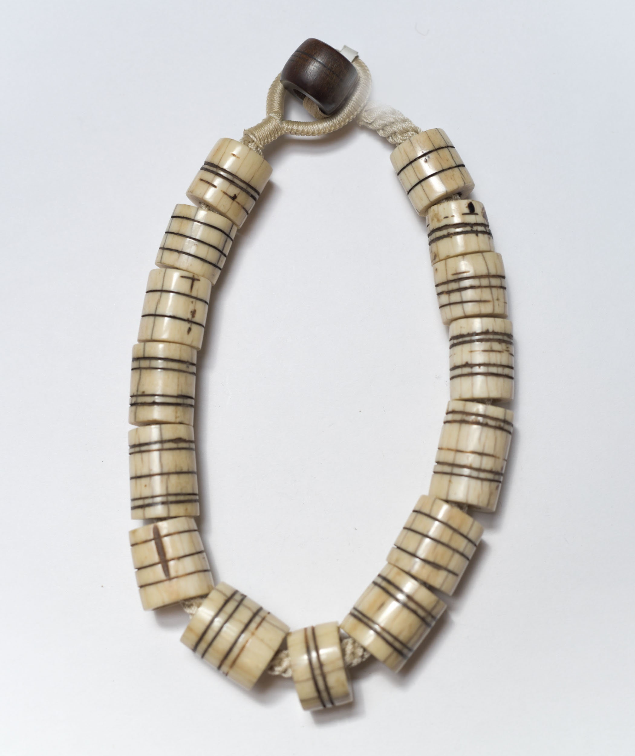 Antique Necklace of Bone Beads From Yunnan Province, Southwest China - Etsy