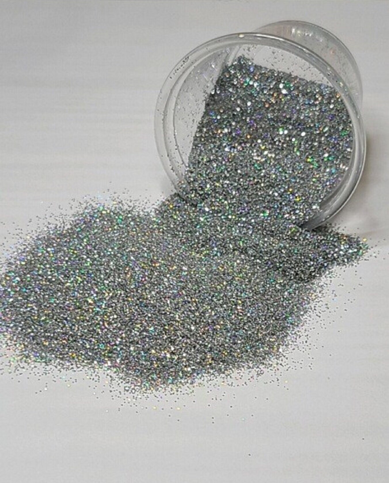 Holo Silver Glitter, Extra Fine Glitter, Polyester Glitter, Craft ...