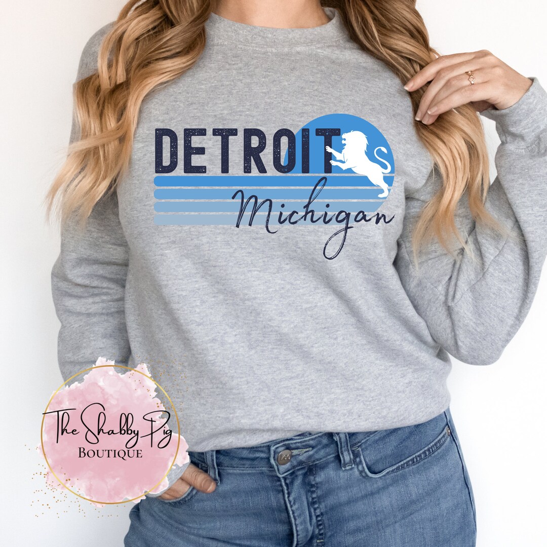 Retro Detroit Michigan | PNG Digital File | DTF File | Sublimation File ...