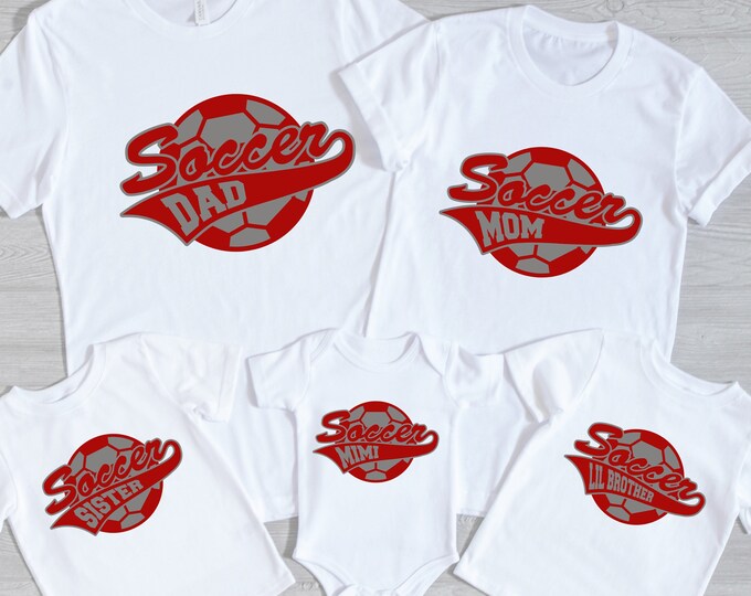 Soccer Family Shirts, Birthday Soccer Shirt One Two Shirts, 1st ...