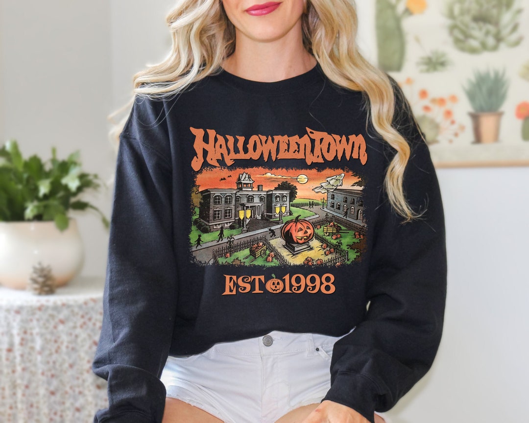 Vintage Halloween Town Est 1998 Sweatshirt,halloweentown University ...