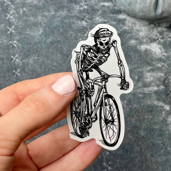 Skeleton Biker - Etsy