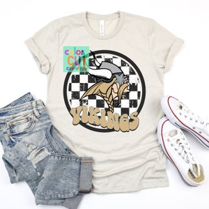 Vikings Preppy Mascot Png | Digital Download | Vegas Gold Silver Black ...