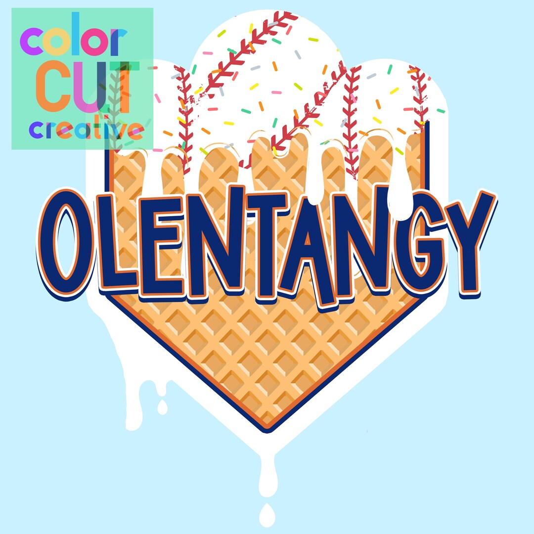 Olentangy Baseball Ice Cream Png | Digital Download | Blue Orange - Etsy