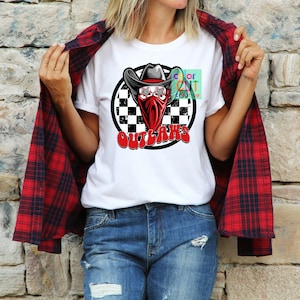 Outlaws Baseball Preppy Mascot Png | Digital Download | Red Black Grey ...