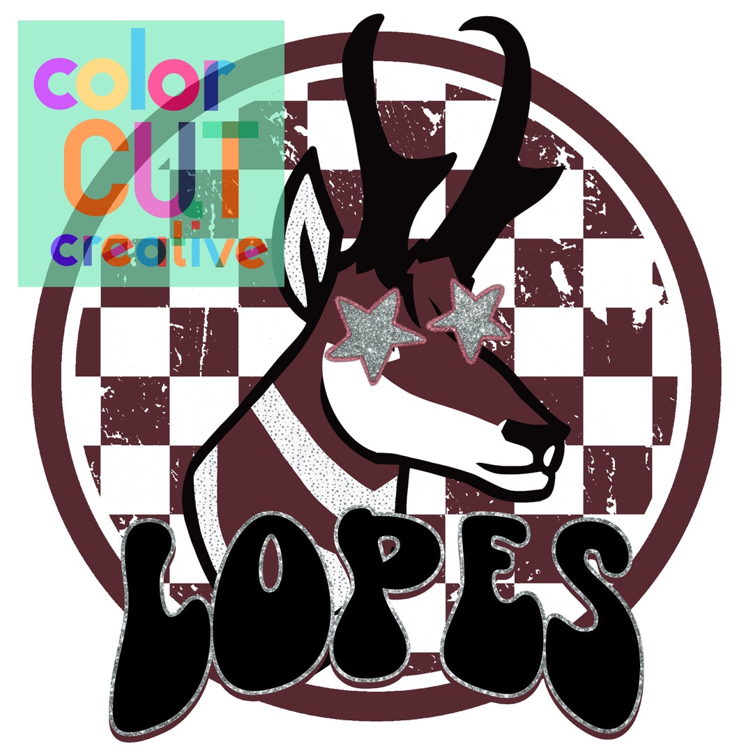 Lopes Preppy Mascot Png Digital Download Maroon Silver Black White Grey ...