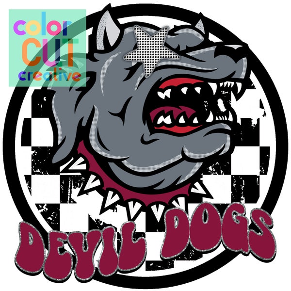 Morrilton Devil Dogs Svg - Etsy