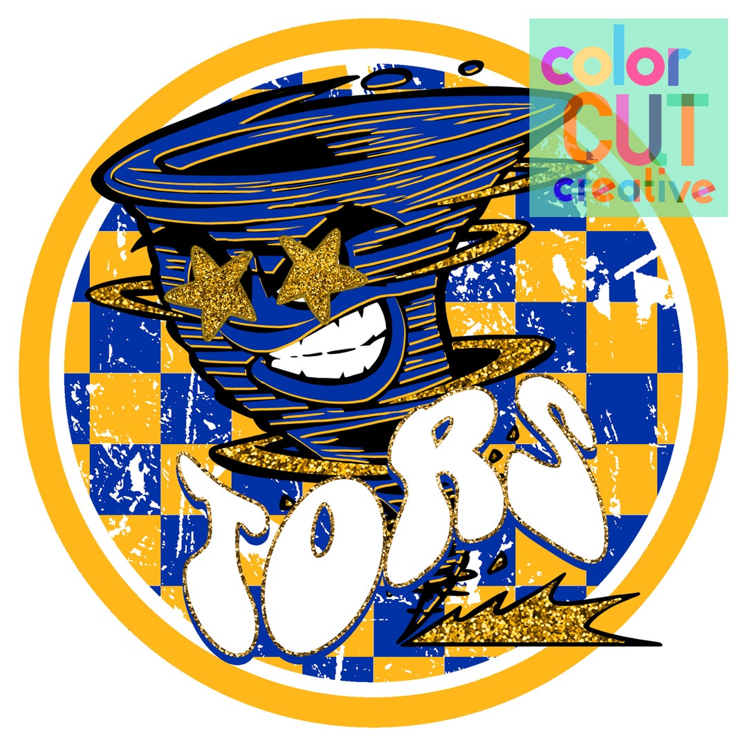 Tors Preppy Mascot Png | Digital Download | Royal Blue Yellow Gold - Etsy