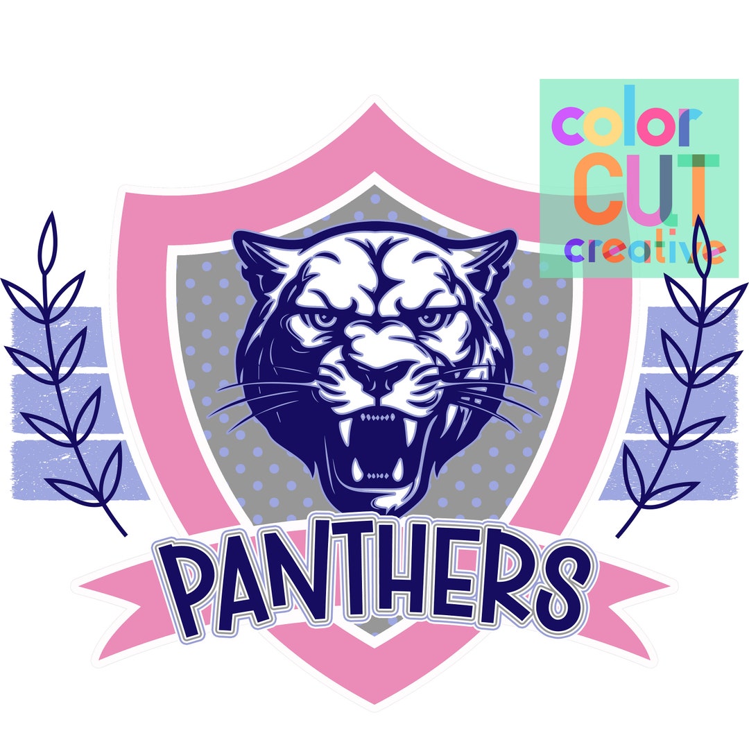 Panthers Ivy League Mascot Png Digital Download Pink Purple Lavendar ...