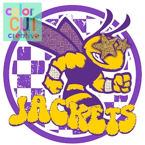 Sublimation Design, Digital Download PNG File. Purple and Yellow ...