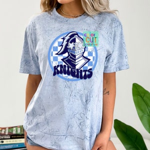 Knights Preppy Mascot Png | Digital Download | Blue Navy White - Etsy