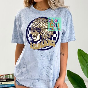 Indians Preppy Mascot Png | Digital Download | Old Gold Navy - Etsy