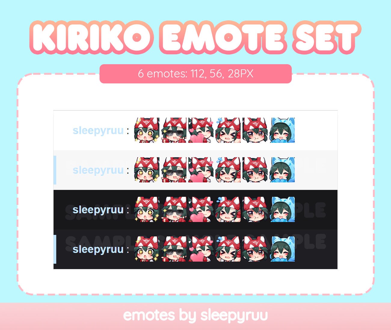 Overwatch 2: Kiriko Emote Set | Twitch & Discord - Etsy