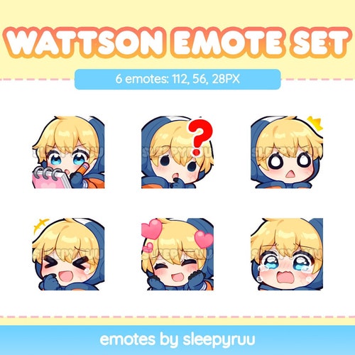 Wattson Cyberpunk Emotes apex Legends for Twitch Discord - Etsy