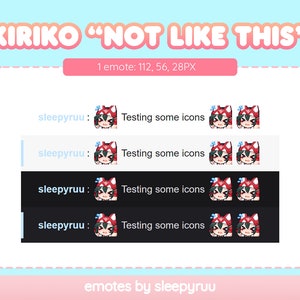 Overwatch 2: Kiriko NOT LIKE THIS Emote | Twitch & Discord - Etsy