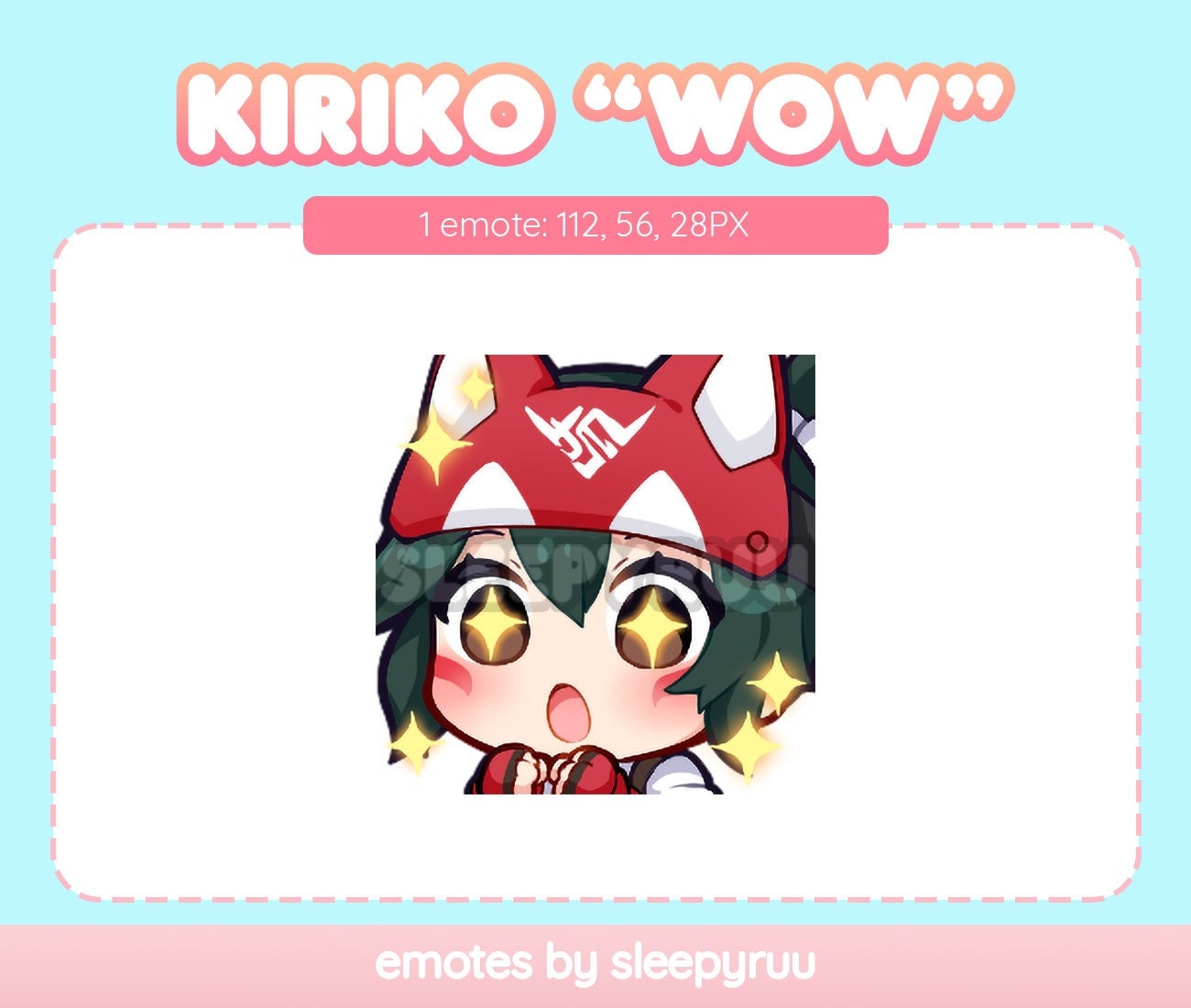 Overwatch 2: Kiriko WOW Emote | Twitch & Discord - Etsy