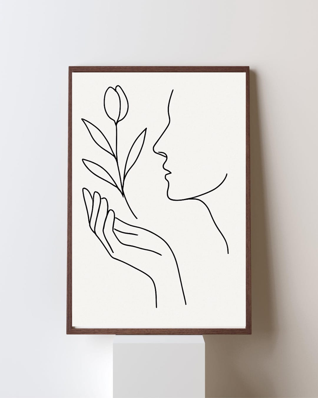 Minimalist Line Art Print | Modern One Line Drawing Poster - Etsy