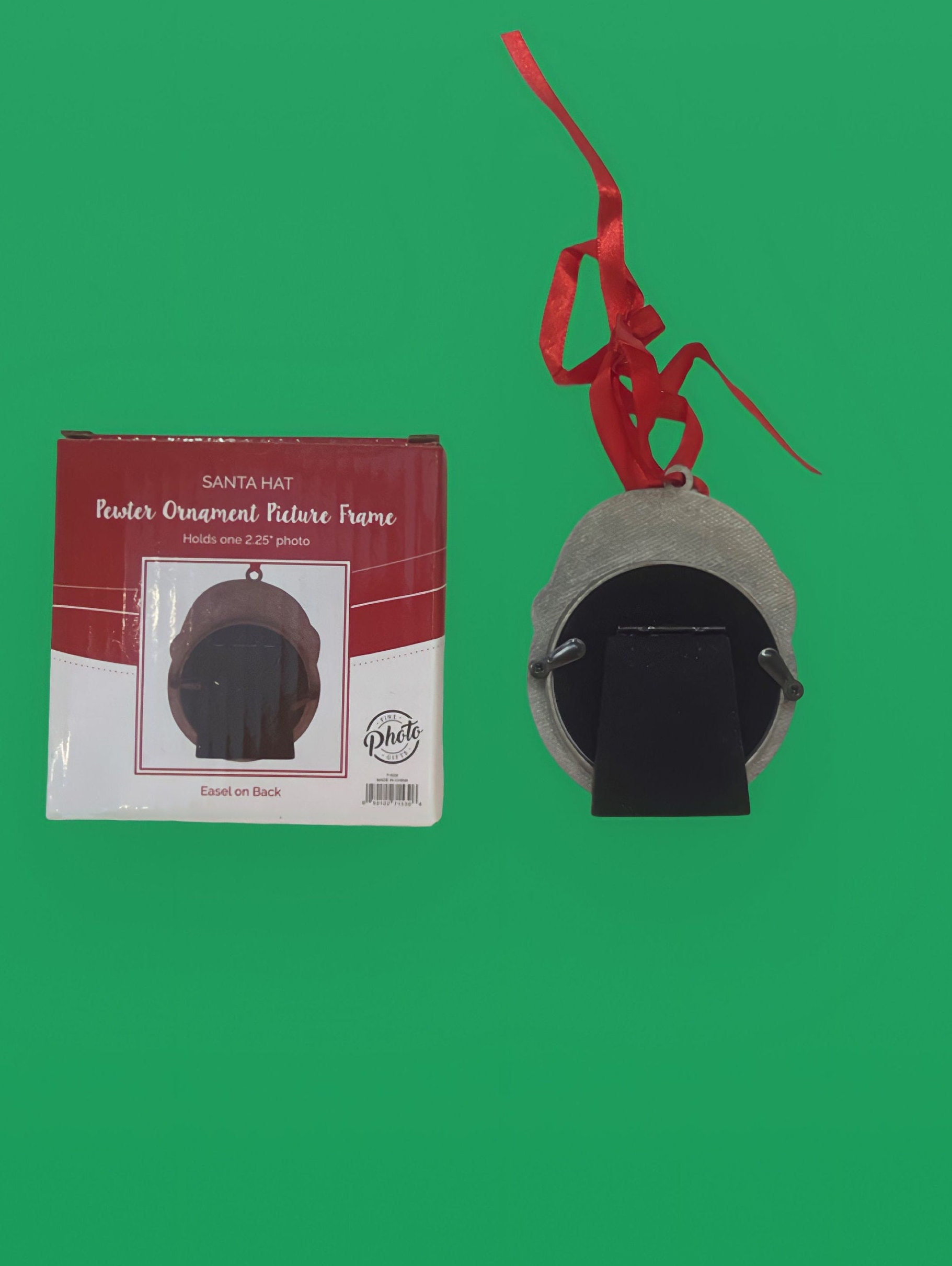 Christmas Personalized Santa Hat Photo Frame Ornament, Dog, Cat, Pet ...