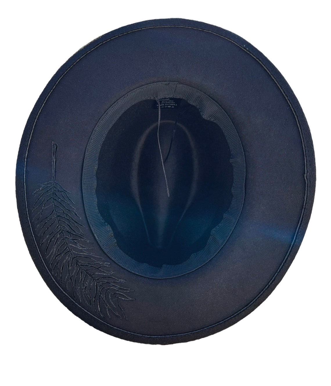 Burned Felt Hat - Design Above Brim PLUS Either an Additional Design ...