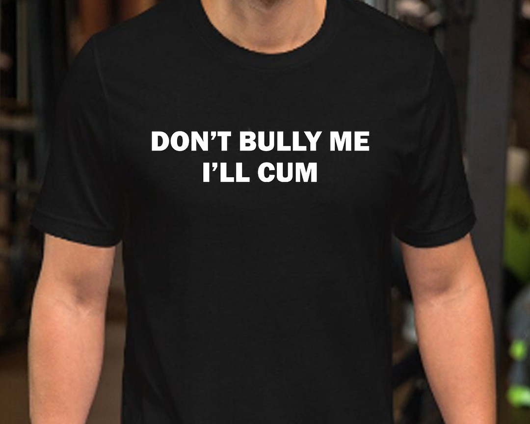 Don't Bully Me I'll Come Shirt Unisex, Ironic and Sarcastic Gift Shirt ...