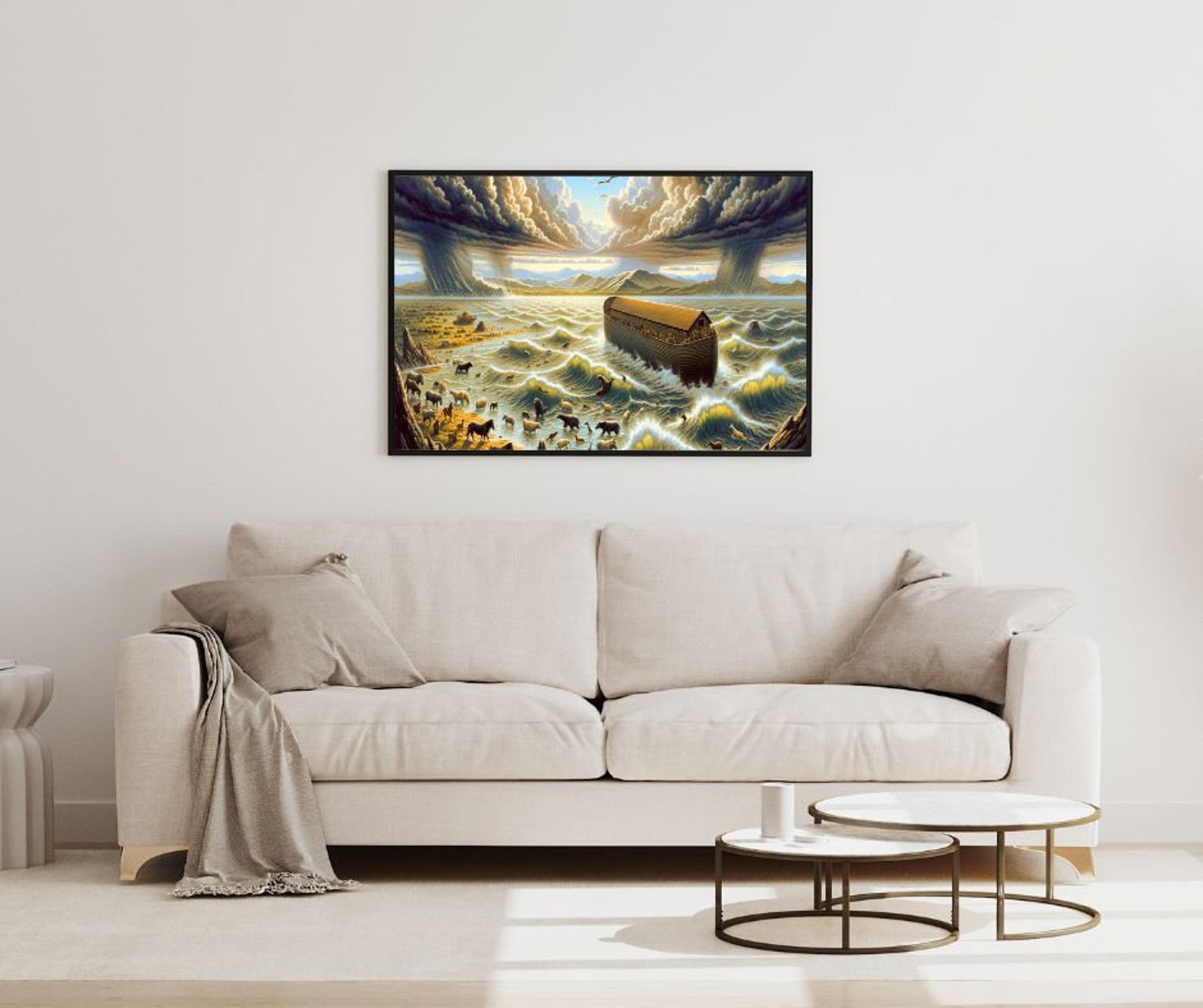 Noah's Ark, Noah's Arks Art, Wall Art Printable, Religious Art ...