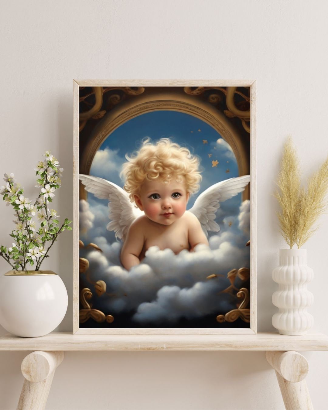 Cupid Portrait, Cupid Art, Wall Art Printable, Religious Art, Christian ...