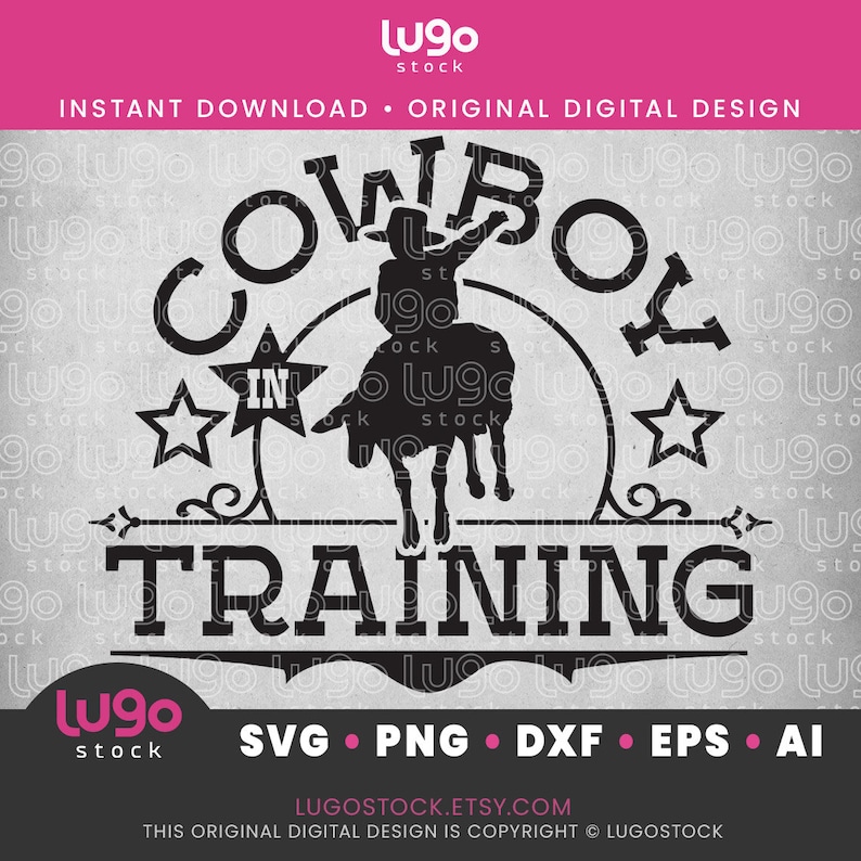 Cowboy in Training SVG Rodeo Mutton Bustin Sheep Riding Silhouette ...