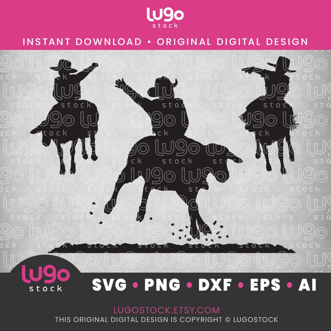 Rodeo Mutton Bustin Svg Bundle Sheep Riding Vector Silhouette Clipart ...