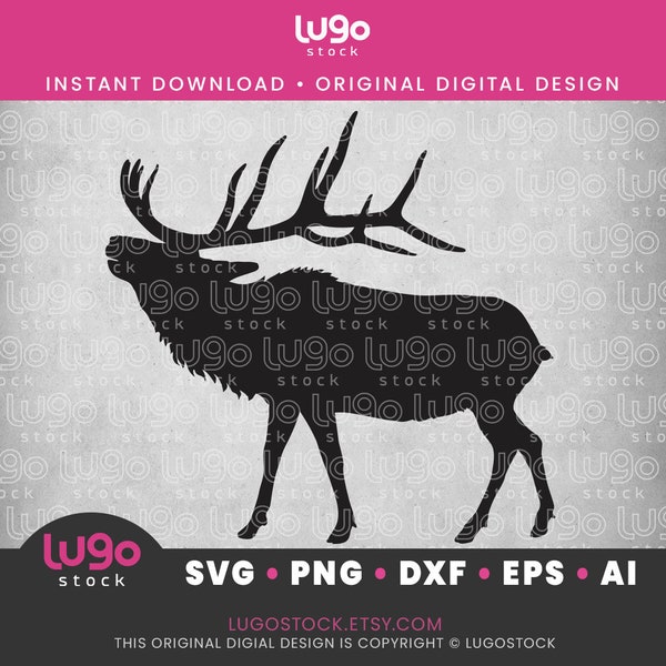 Elk Svg - Etsy