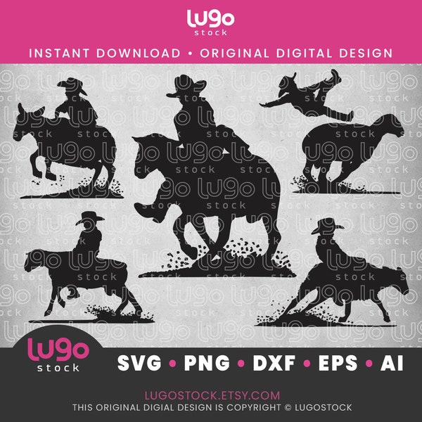 Mutton Bustin Svg - Etsy