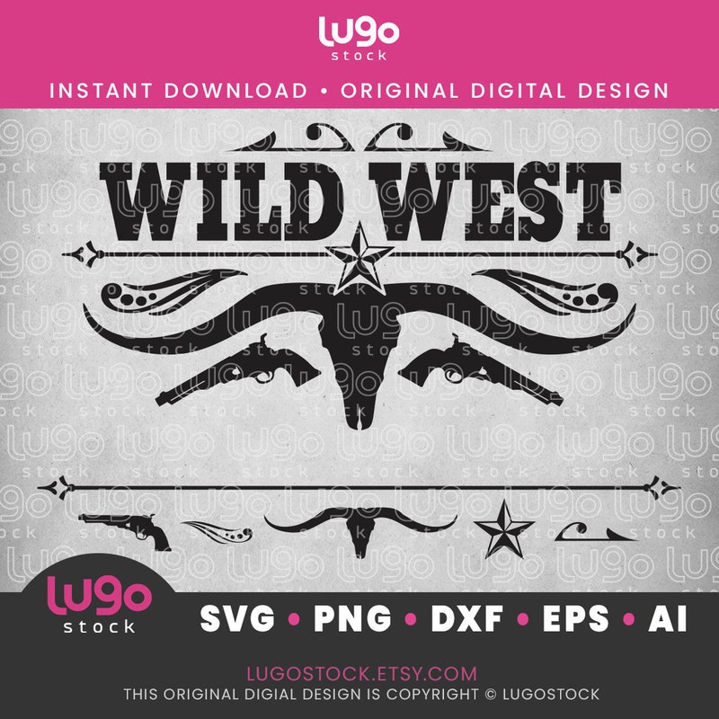 Wild Wild West Svg - Etsy