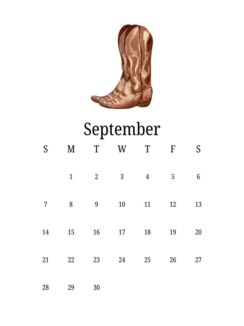 Preppy Digitial Calendar for 2025 - Etsy