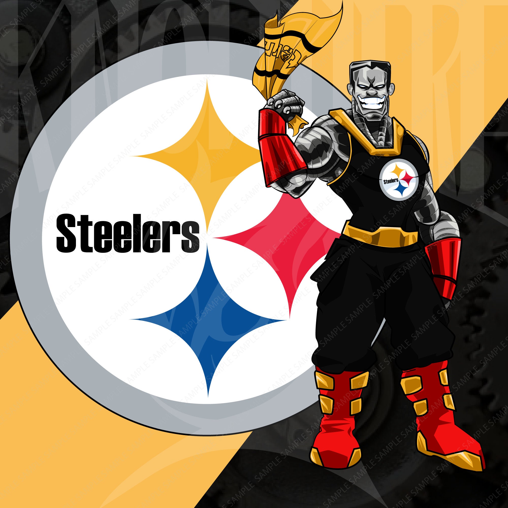 Pittsburg Steelers, Pit, NFL, X-men, Fan Art - DIGITAL PRINT - Etsy