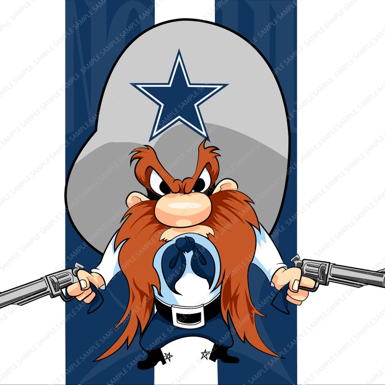Dallas Cowboys, Dal, NFL, Looney Tunes Fan Art - DIGITAL PRINT - Etsy