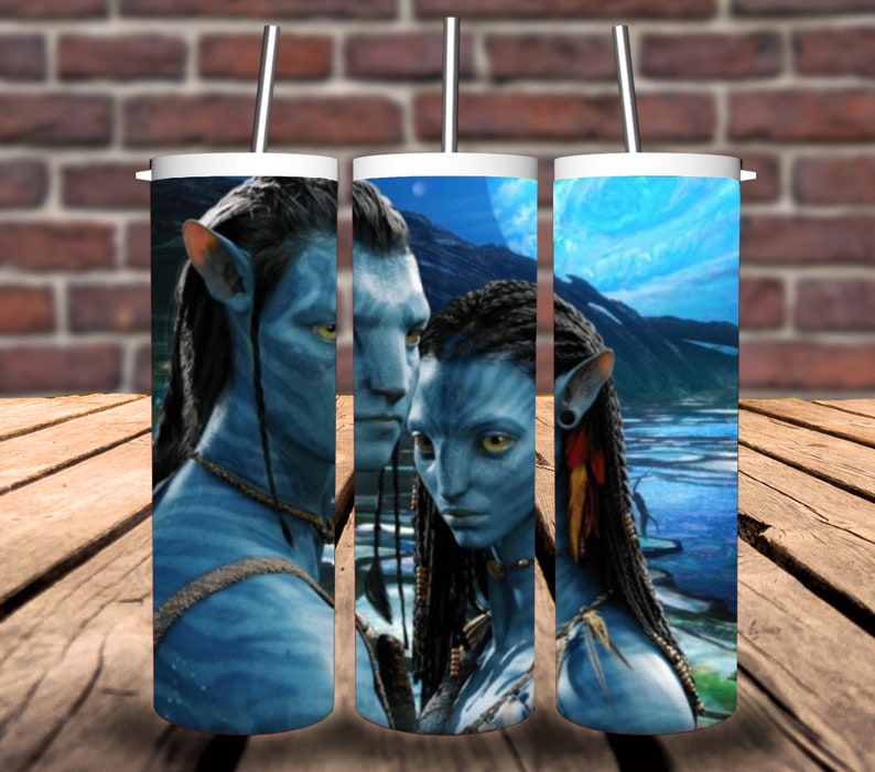 Avatar 2 Sublimation Design, Straight 20 Oz Skinny Tumbler PNG - Etsy