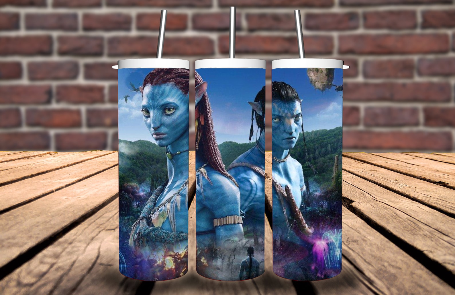 Avatar 2 Sublimation Design, Straight 20 Oz Skinny Tumbler PNG - Etsy