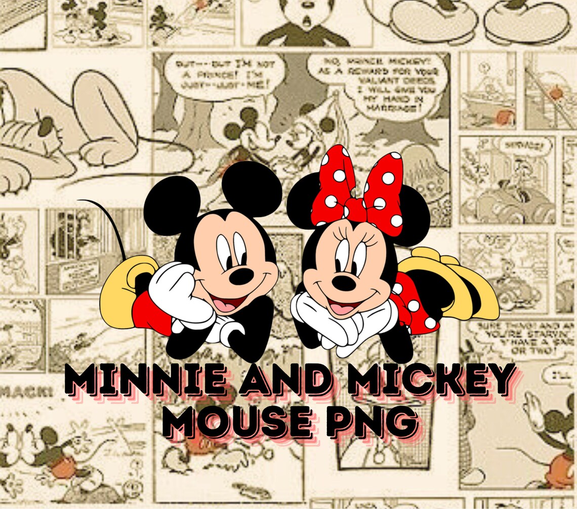 Mickey and Minnie Mouse 20oz Straight Skinny Tumbler Design Png - Etsy