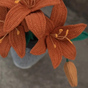 Crochet Lily Pattern,easter Lily Pattern,crochet Flower Pattern ...