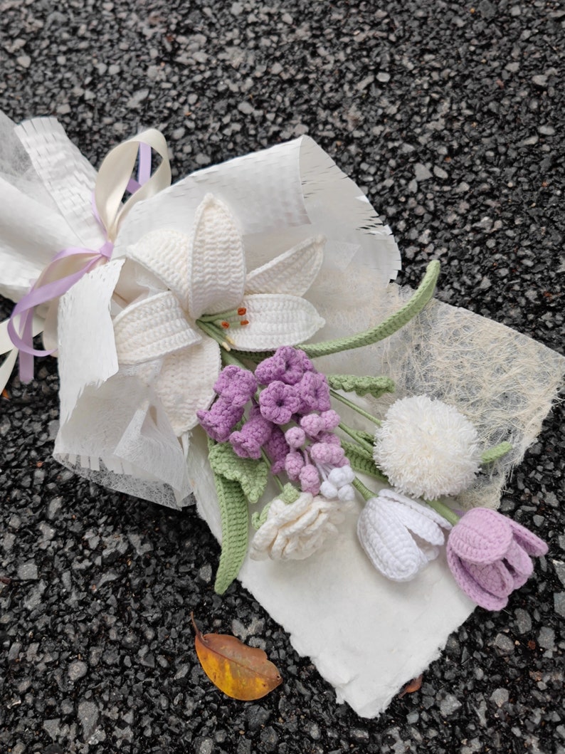 Finished Lily Rose and Lily of the Valley Crocheted - Etsy