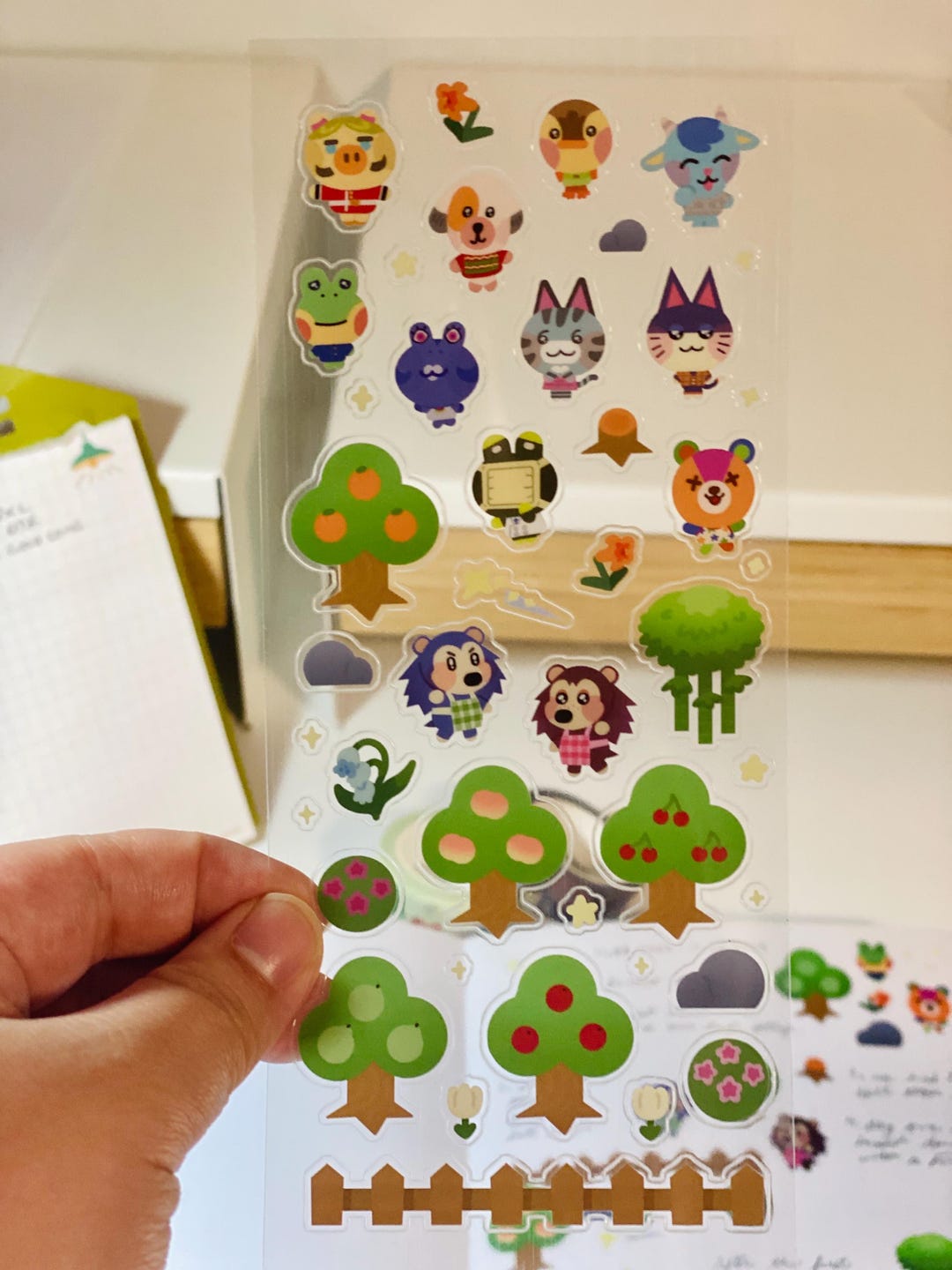Acnh Sticker Sheets 2.0 | Glossy Clear Stickers for Bullet Journaling ...
