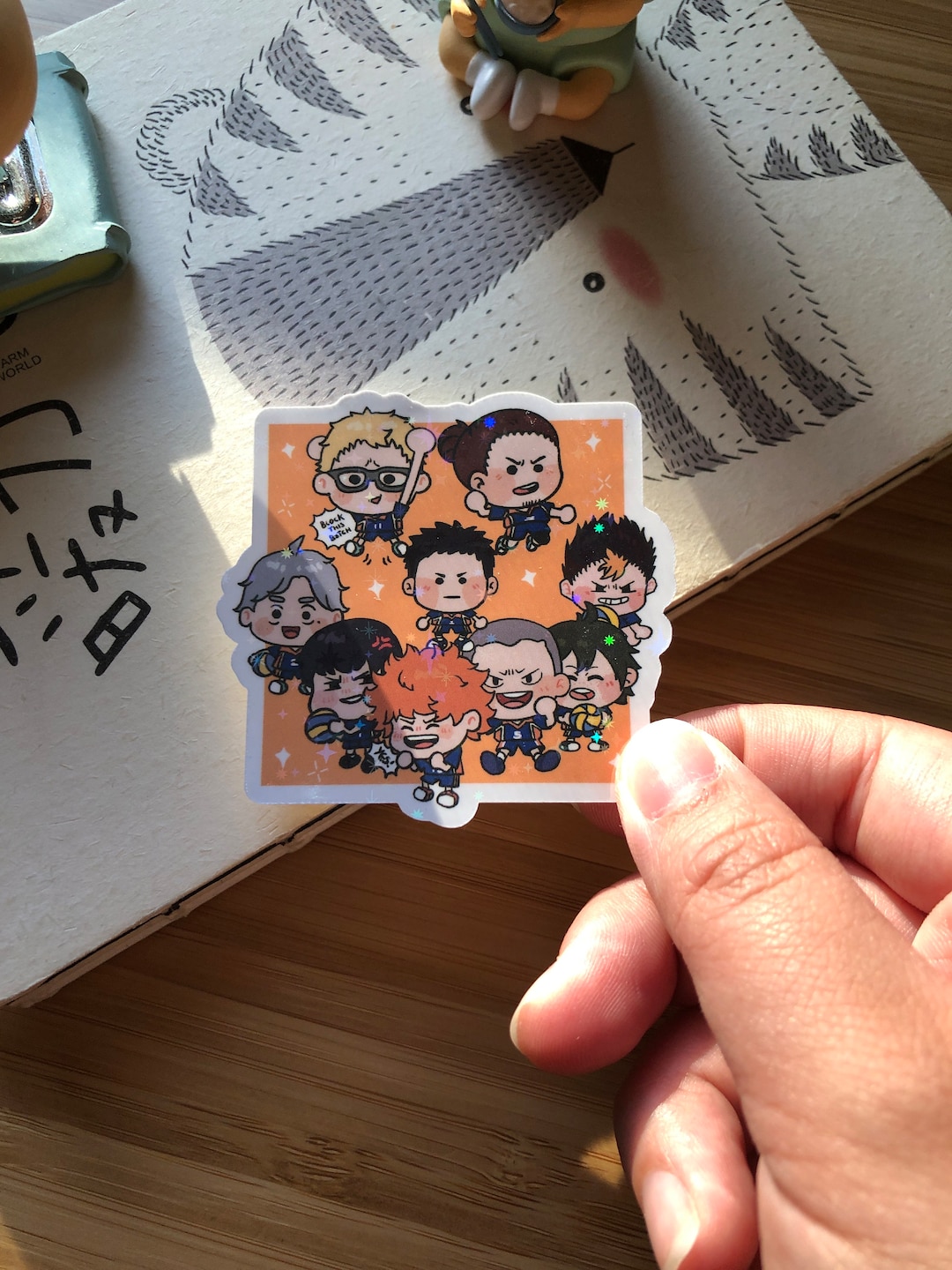Waterproof Haikyuu Stickers Cute Anime Fanart - Etsy