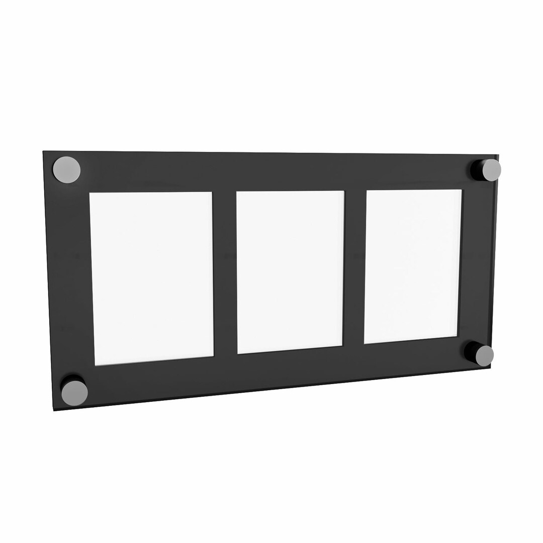 Trading Card Wall Mount Display 3 Card - Etsy