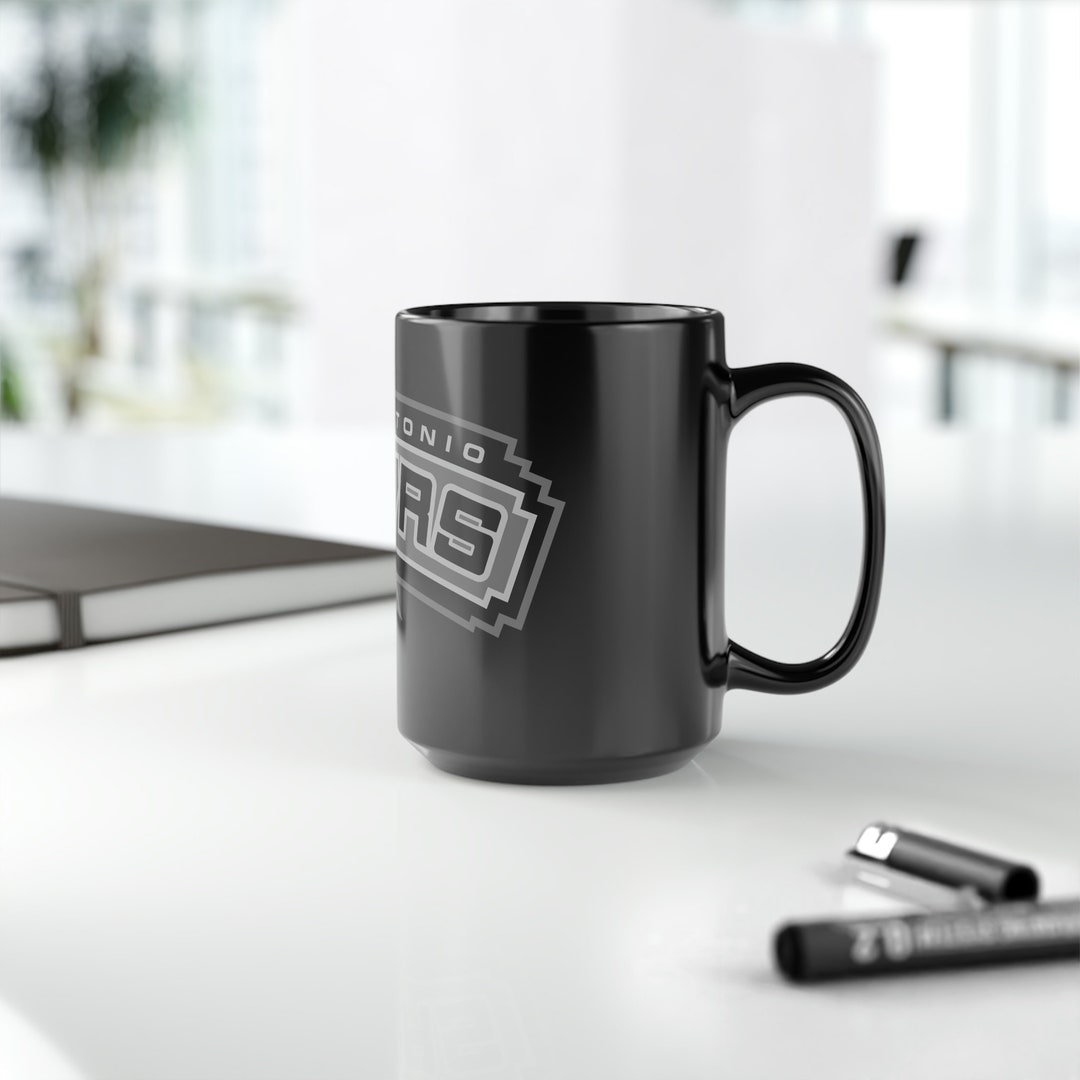 San Antonio Spurs Retro Logo 15oz Coffee Mug Vintage Nba-inspired Cup ...