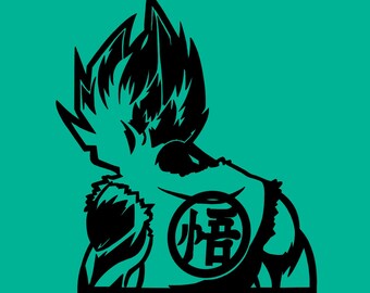 Car Decal Goku - Etsy