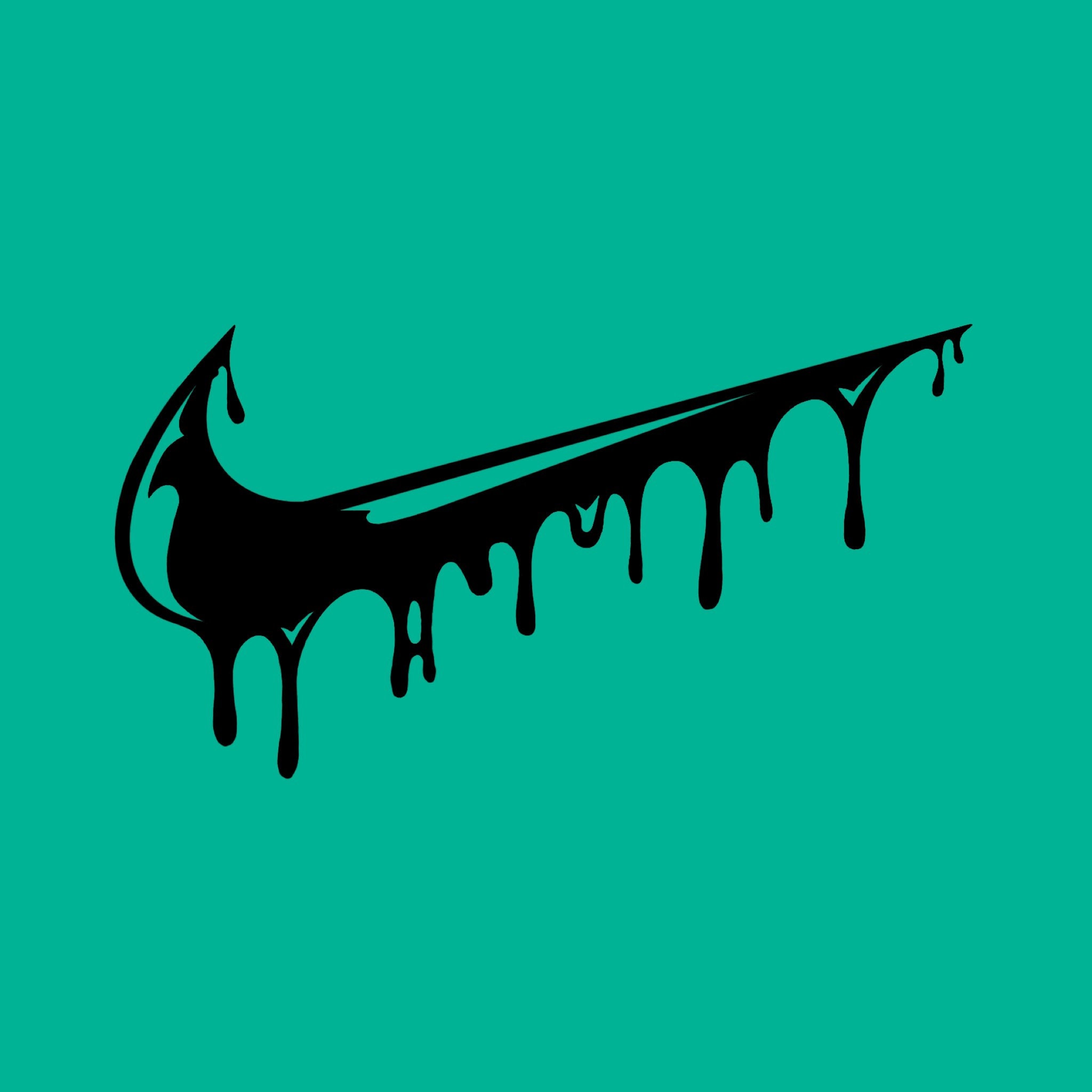 Drippy Nike Decal - Etsy