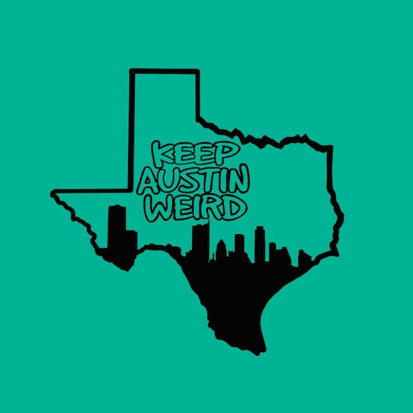 Keep Austin Weird Decal - Etsy