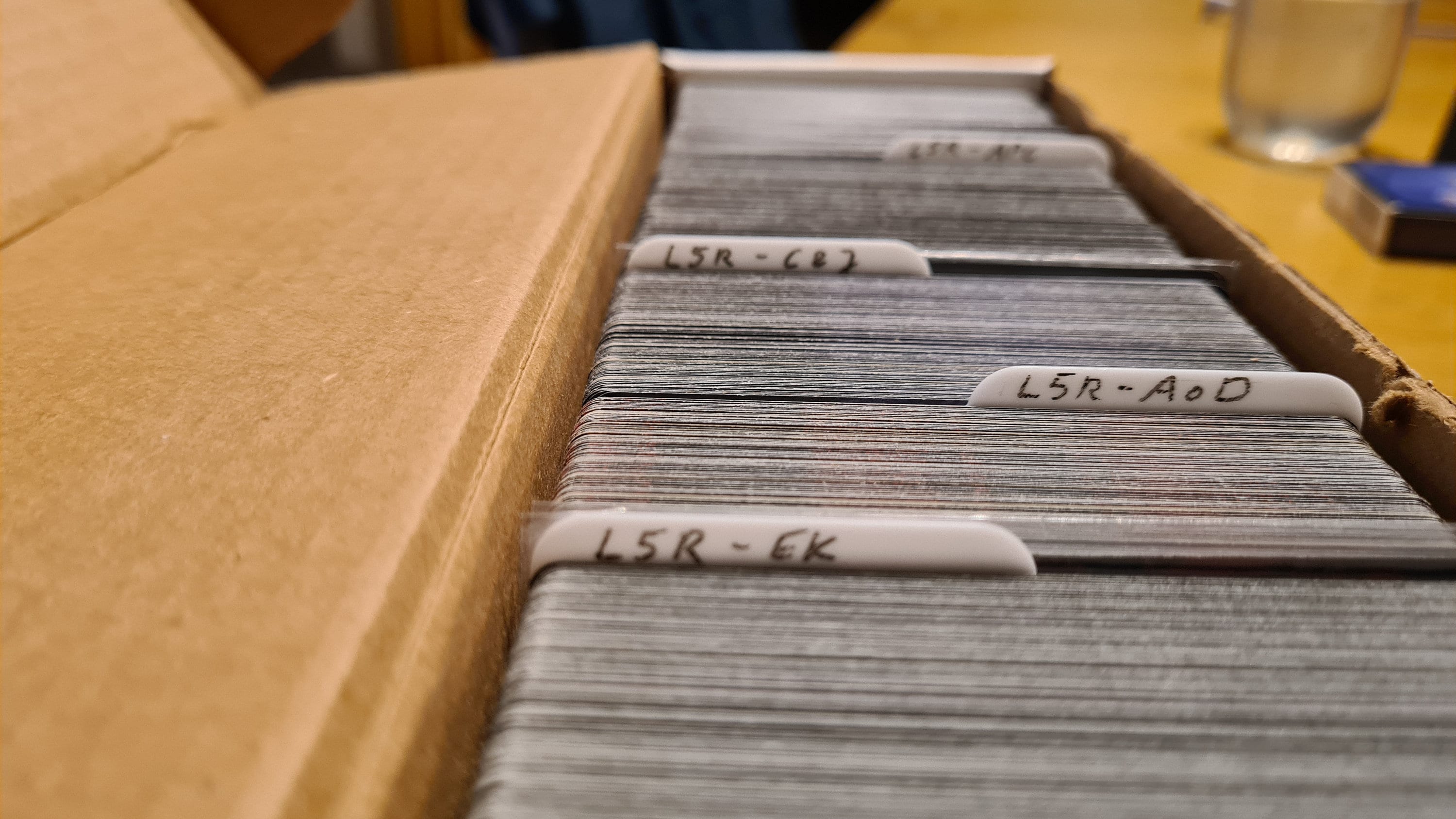 Horizontal Card Dividers pack of 10 - Etsy