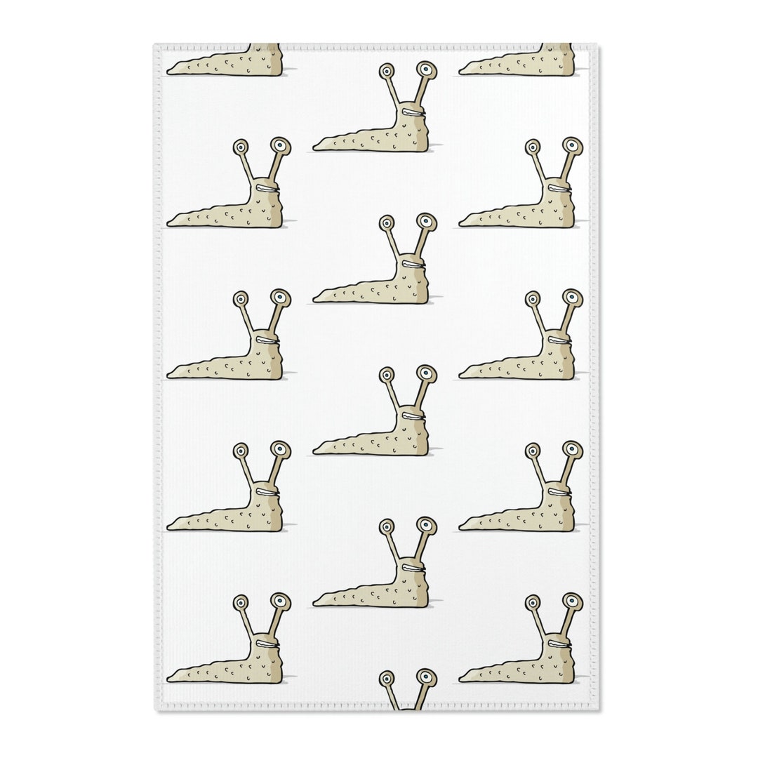 The Slug Rug, Area Rugs, 3 Sizes and All Cute Unique Rug, House Mat ...