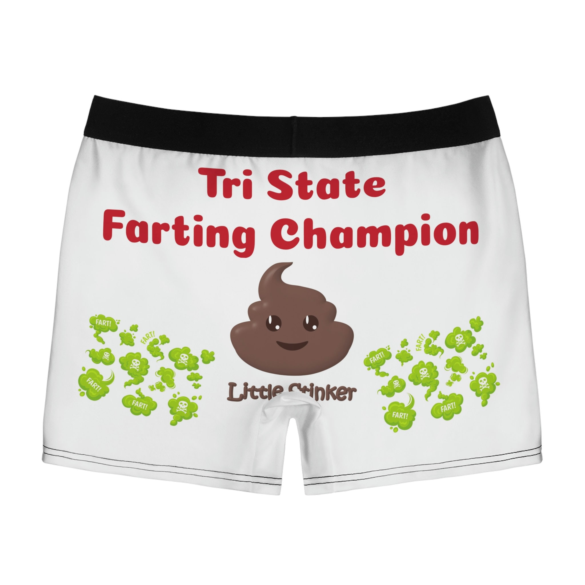 Farting Champ, Men's Boxer Briefs, Underwear, Fart, Farter, Gag Gift ...