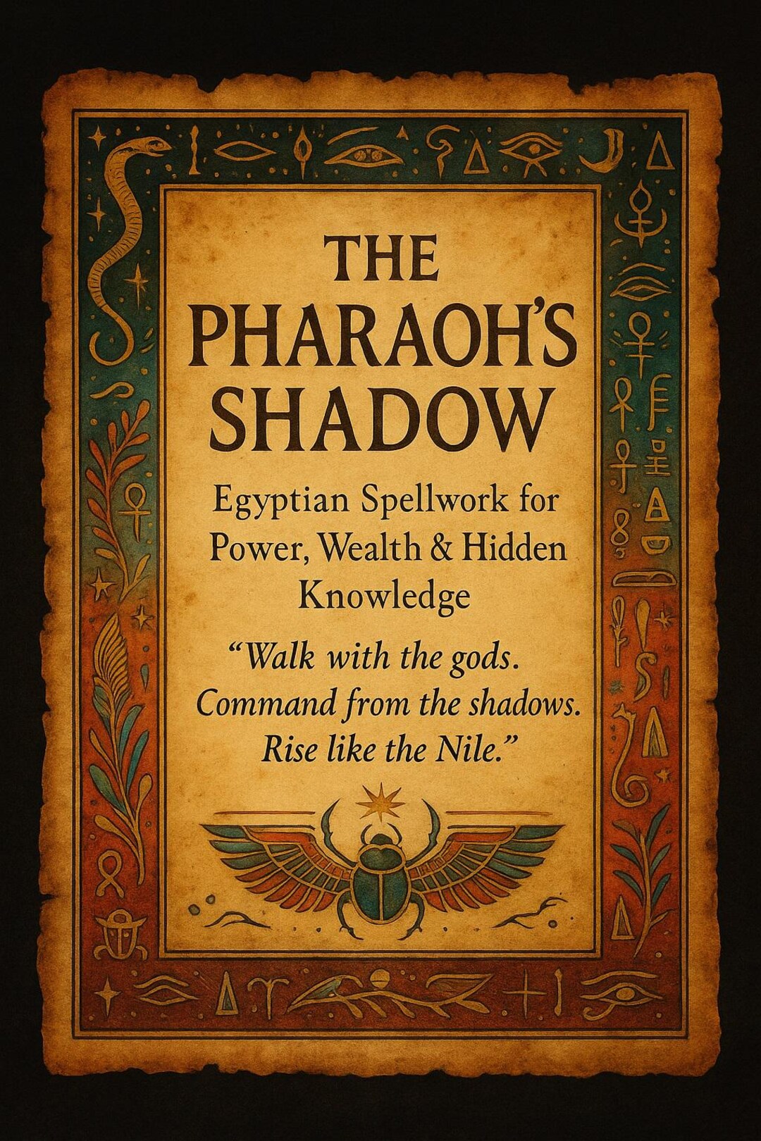 The Pharaoh’s Shadow Egyptian Sigil Kit, Egyptian Magic, Anubis God ...